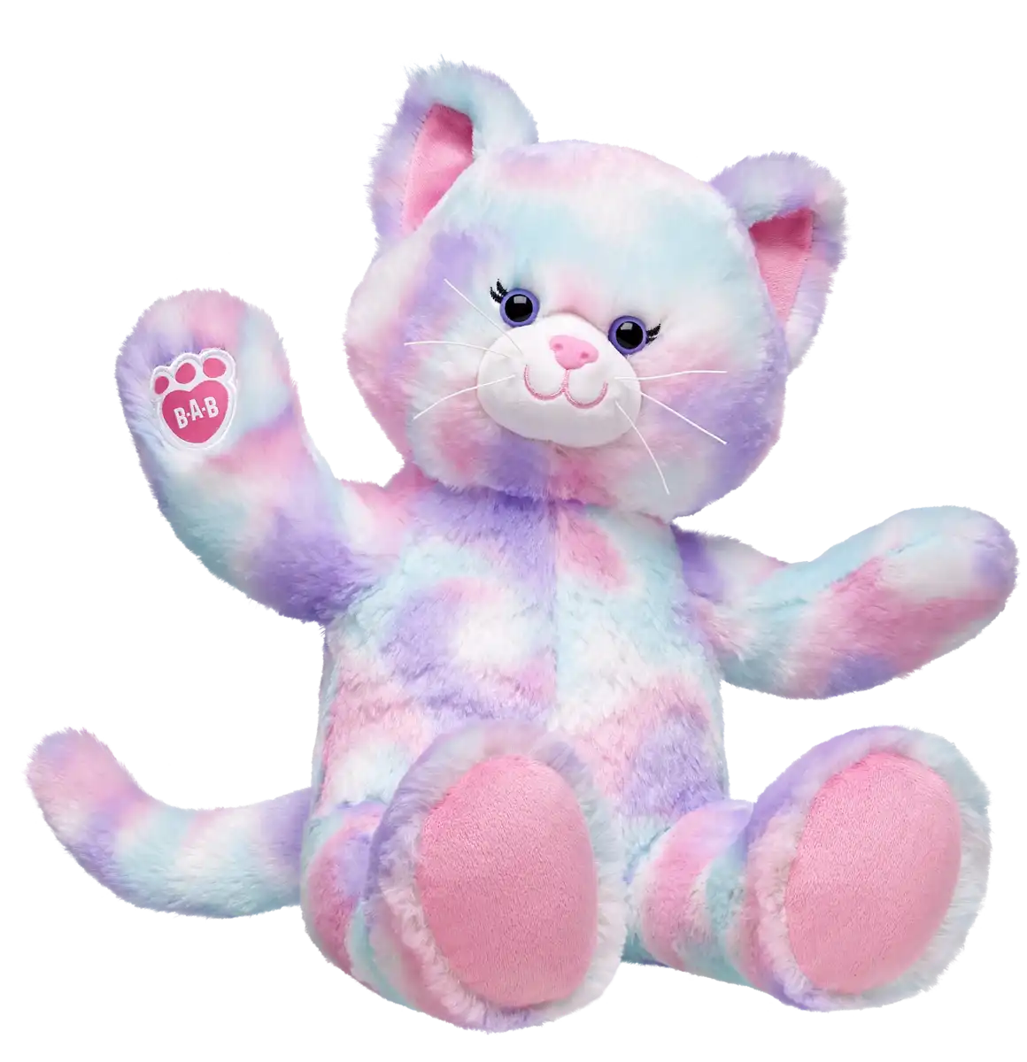 Pastel Swirl Kitty | Farverig og blød | Build-A-Bear DK – Build-A-Bear ...