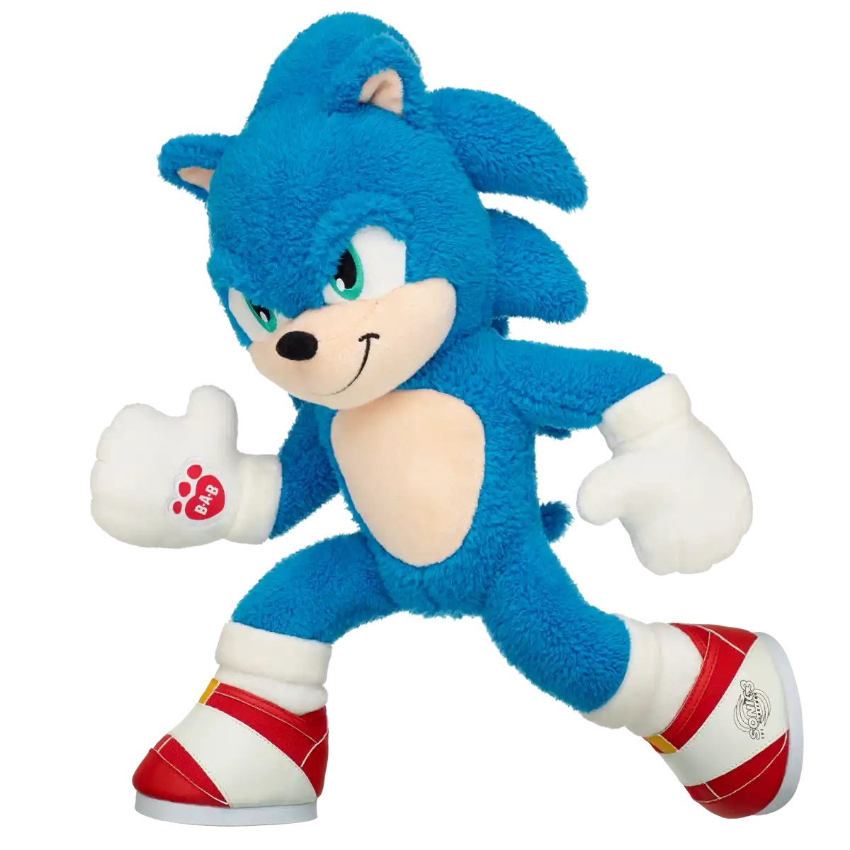 Sonic Røde Sko – hurtige sneakers til bamser – Build-A-Bear Workshop